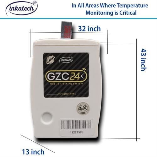 Inkatech GZC24 Tek Kullanımlık Sıcaklık ve Konum Takip Cihazı